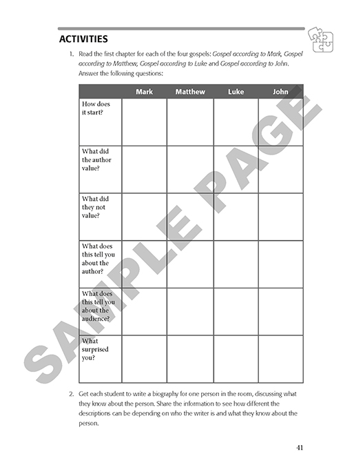 Texts and Traditions